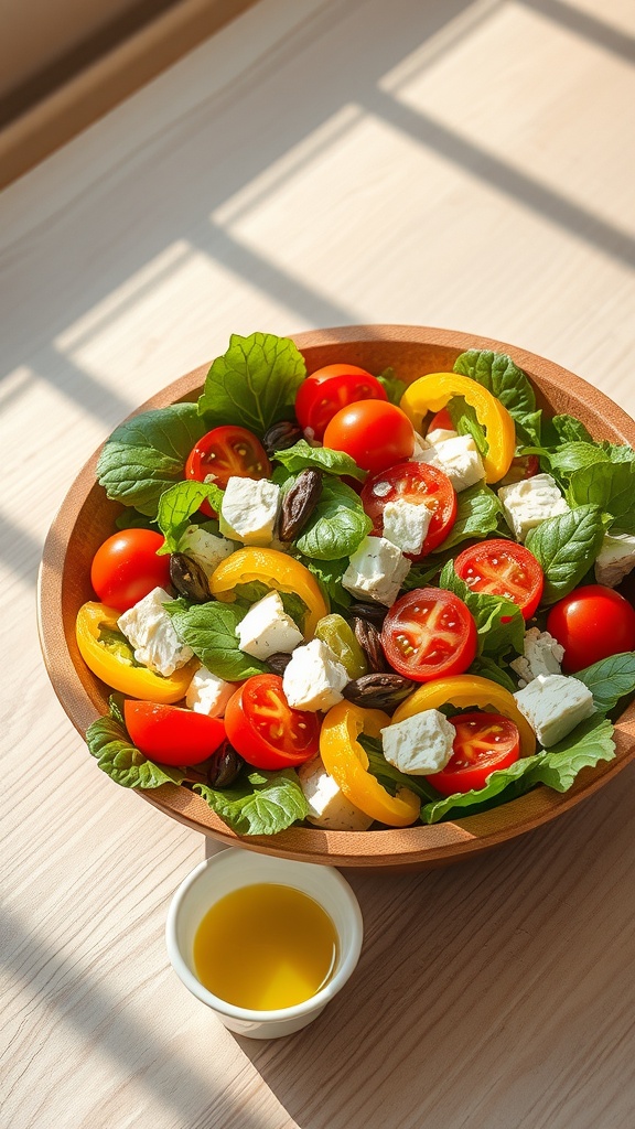 Vibrant Garden Salad Photography Tips