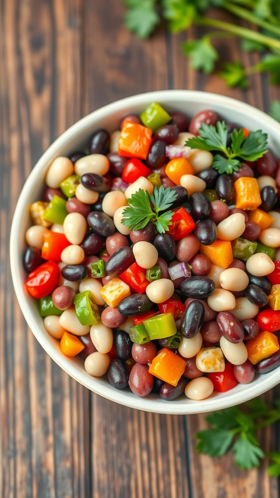 Hearty 6 Bean Salad Recipe