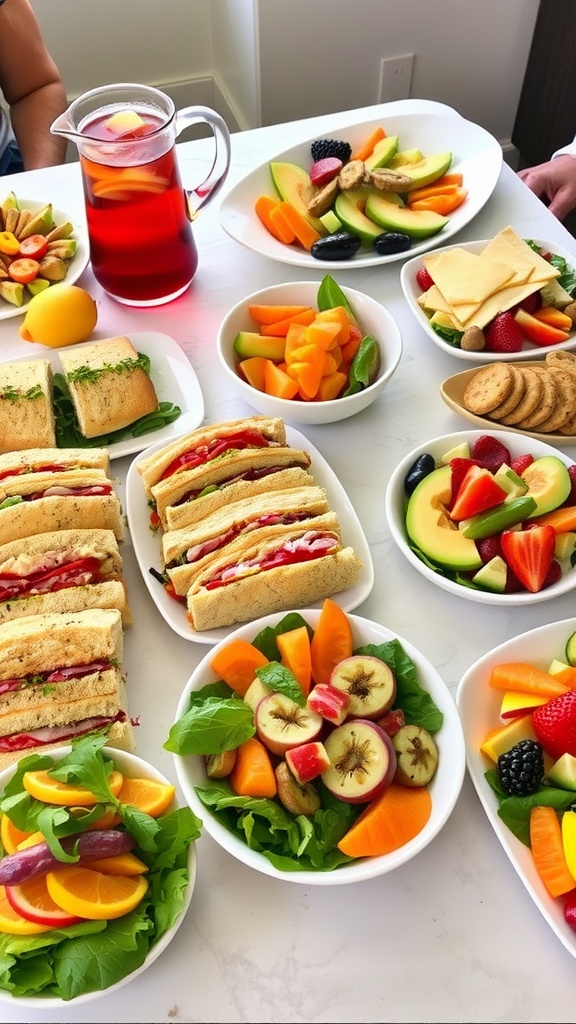 Delicious Lunch Menu for 20 People