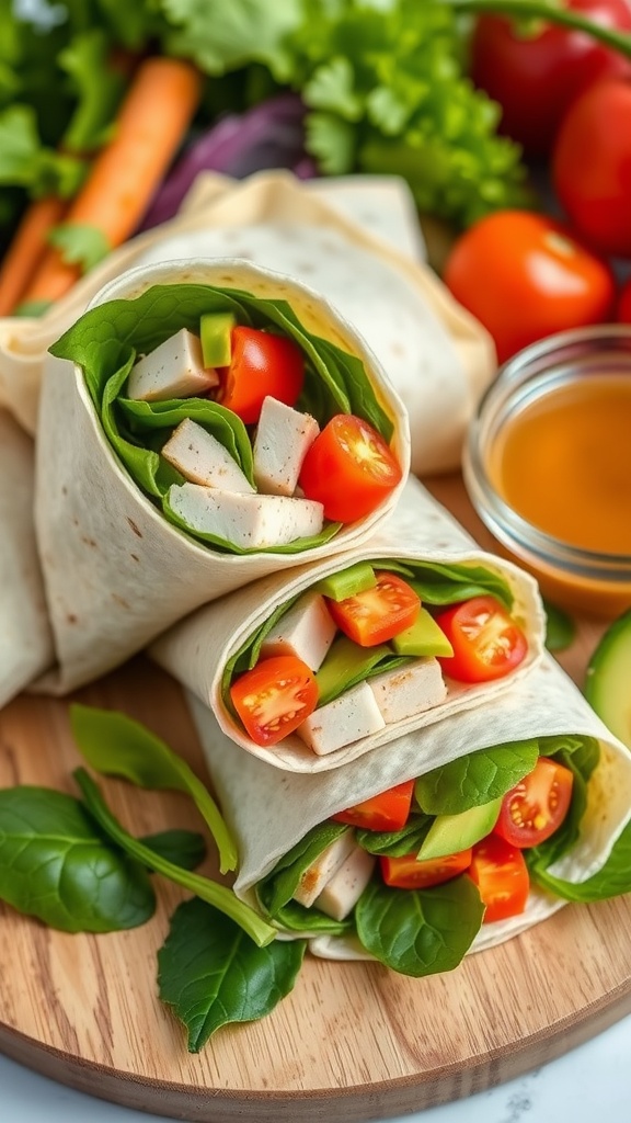 Quick and Easy Lunch Wraps for On-the-Go