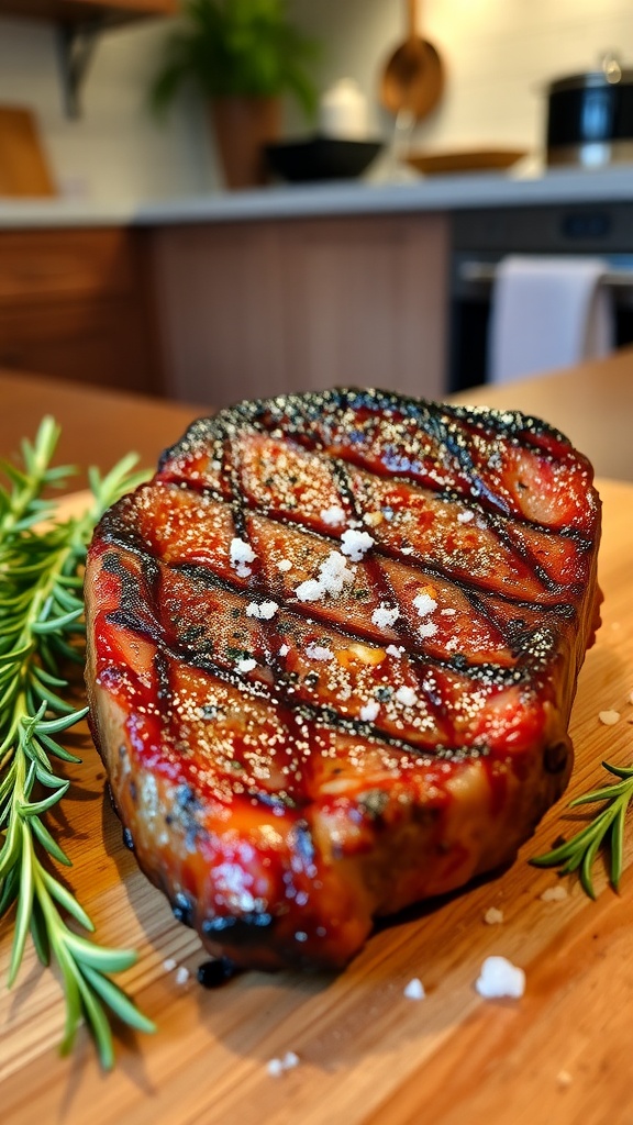 Juicy Air Fryer 2-Inch Steak Recipe