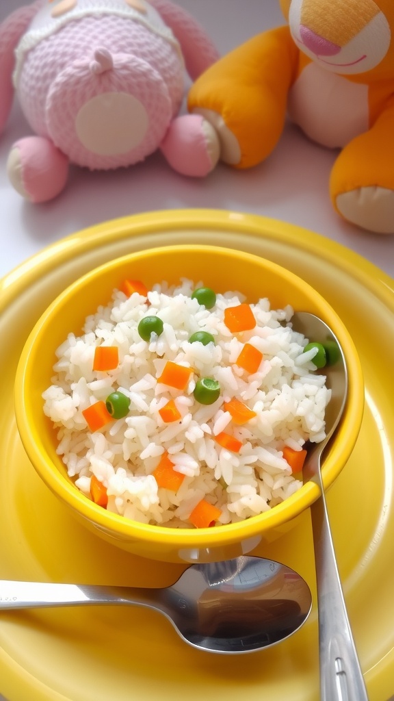 Simple Rice for 6 Month Old Baby-Led Weaning