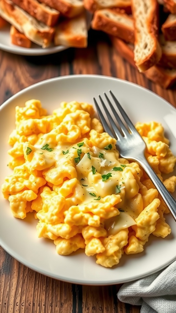Scrambled Eggs with Cheese Recipe