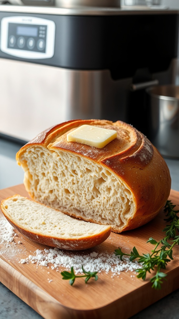Homemade Bread with a Dough Making Machine Recipe