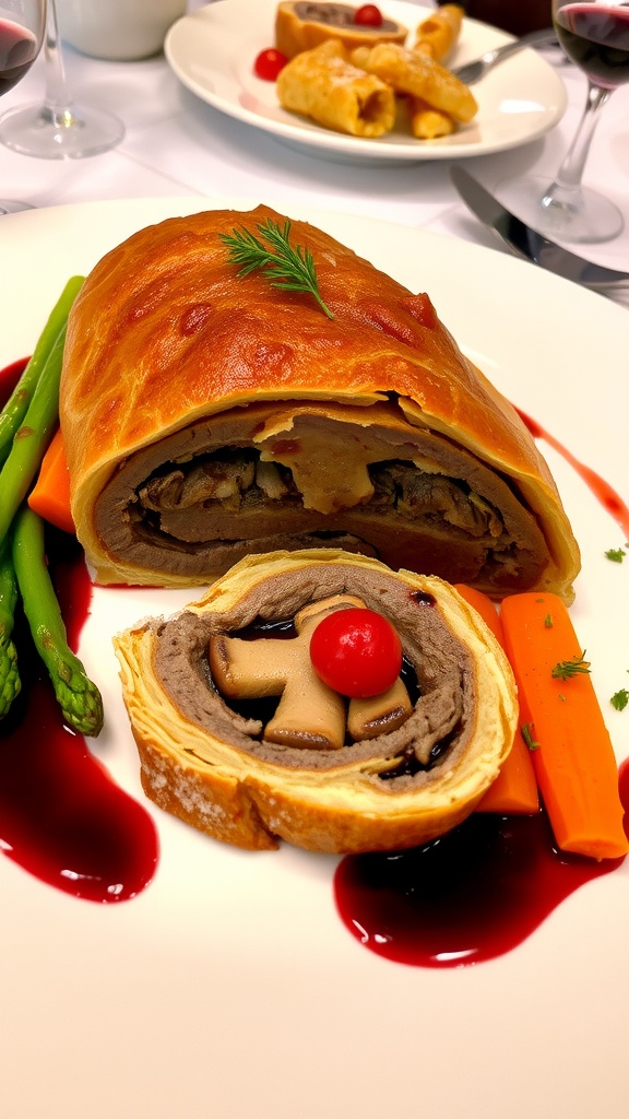 Elegant Beef Wellington Plating Recipe
