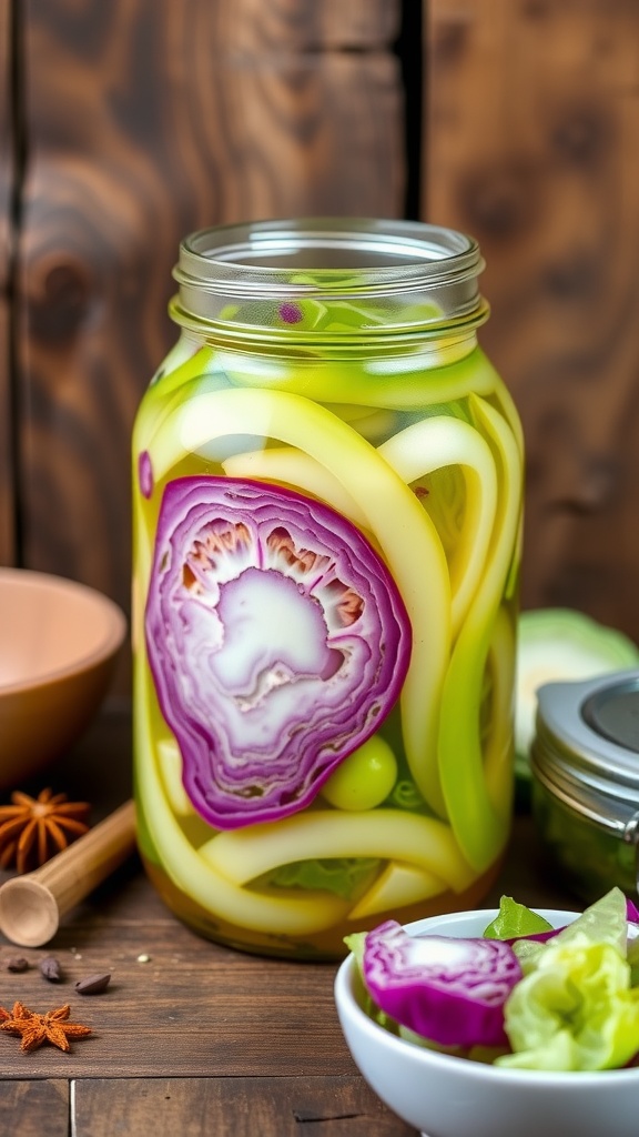 Quick and Tangy Cabbage Pickle Recipe
