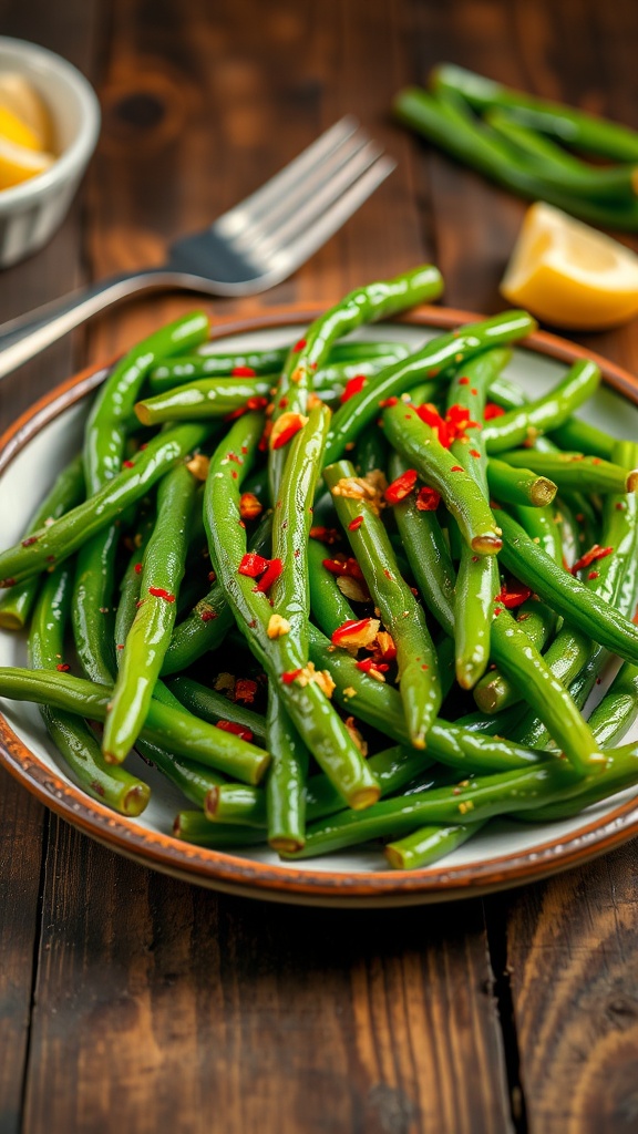 Garlic Butter Sautéed Green Beans Recipe