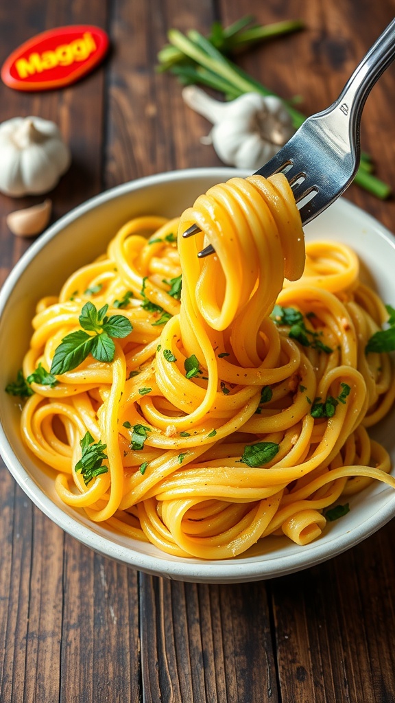 Garlic Butter Maggi Noodles Recipe