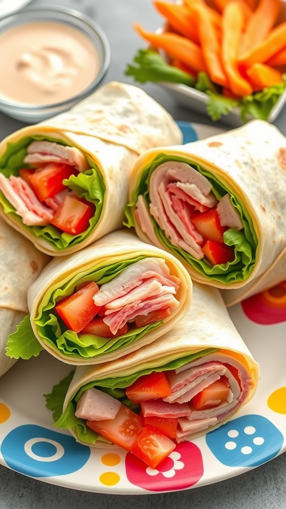 Savory Lunch Meat Wraps Recipe