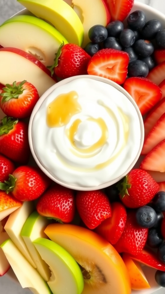 Simple and Delicious 3-Ingredient Yogurt Fruit Dip