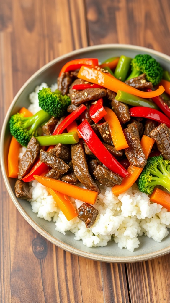 Savory 5 Spice Ground Beef Stir-Fry Recipe