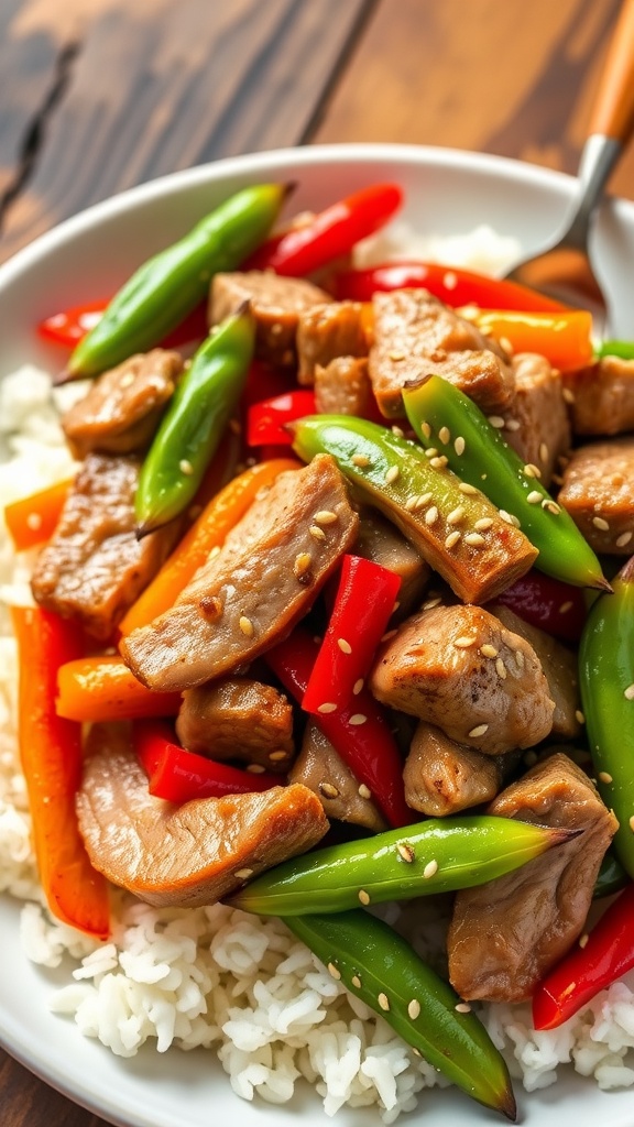 Savory 5 Spice Pork Stir-Fry