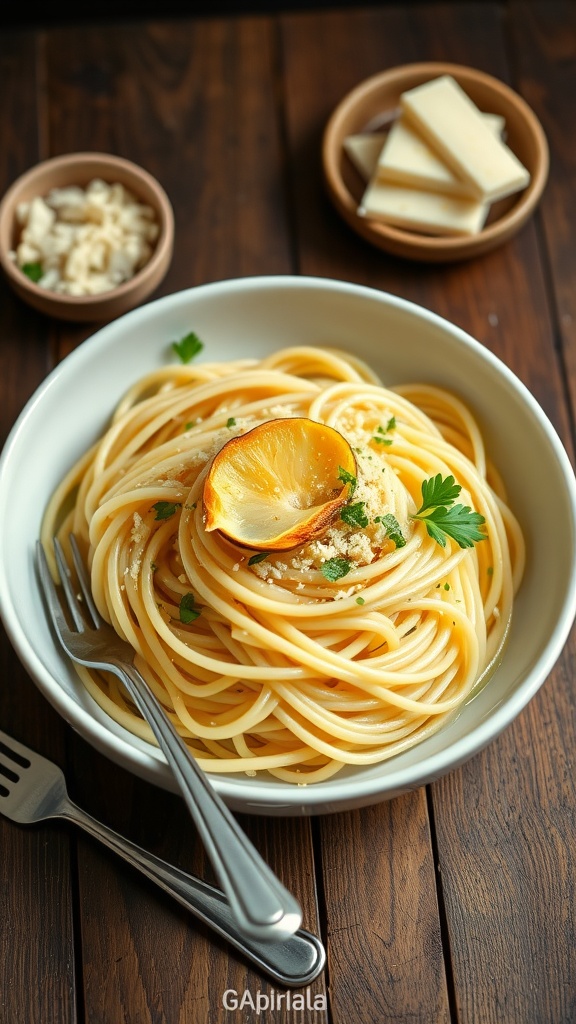 Simple 5-Ingredient Garlic Pasta Recipe