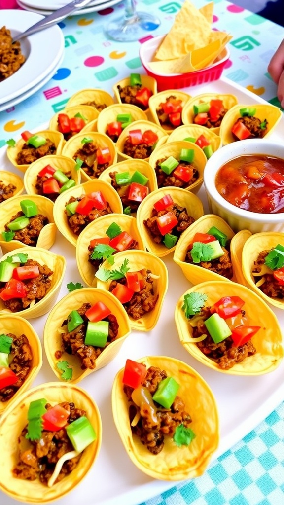 Savory Taco Appetizer Bites