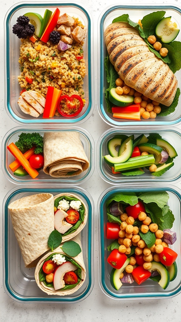Healthy and Easy Lunch Prep Ideas for the Week