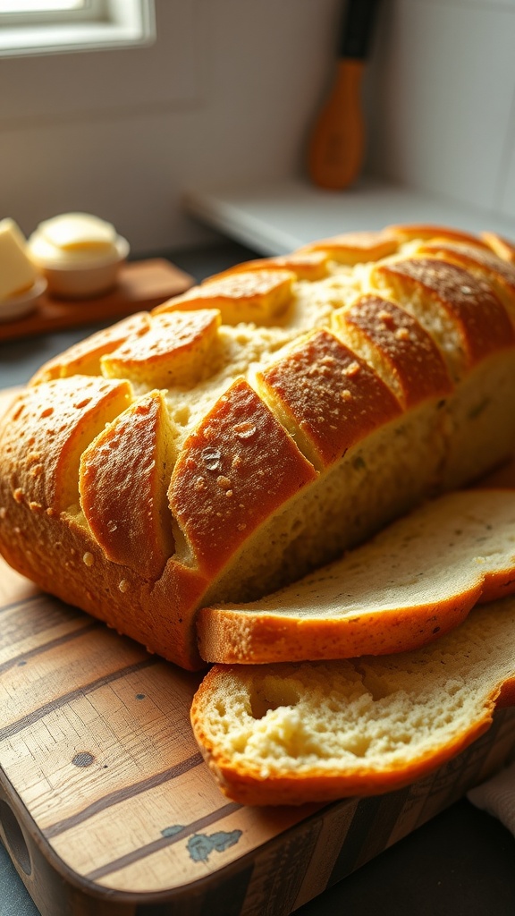 Easy 2-Ingredient Cottage Cheese Bread Recipe