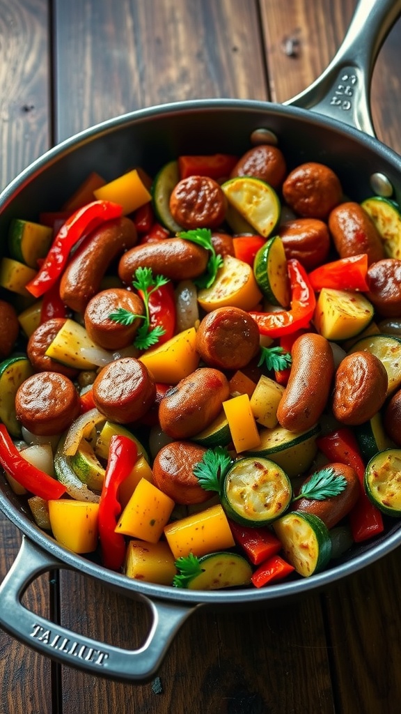 Easy and Delicious Turkey Kielbasa Skillet Recipe