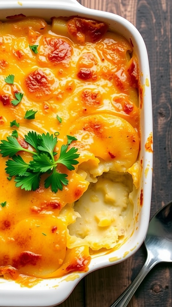Cheesy 8x8 Potato Casserole Recipe