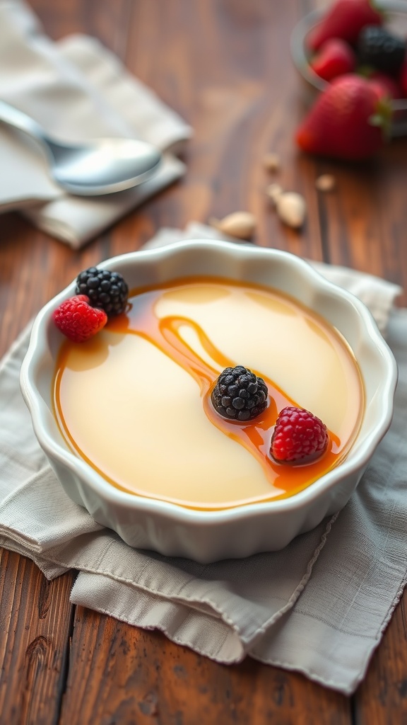 Decadent Creamy Custard Made with 6 Egg Yolks