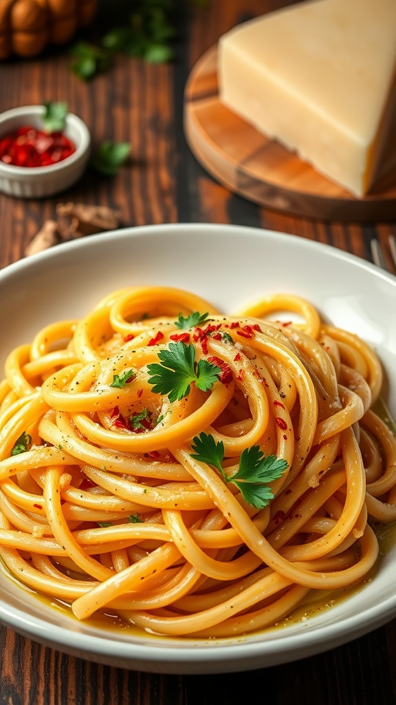 Garlic Infused Pasta Recipe