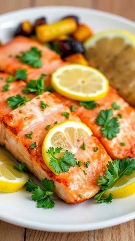 Oven-Baked Lemon Herb Salmon Recipe