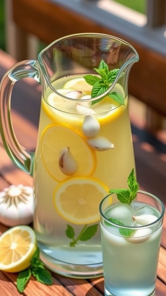 Refreshing Garlic Infused Water Recipe