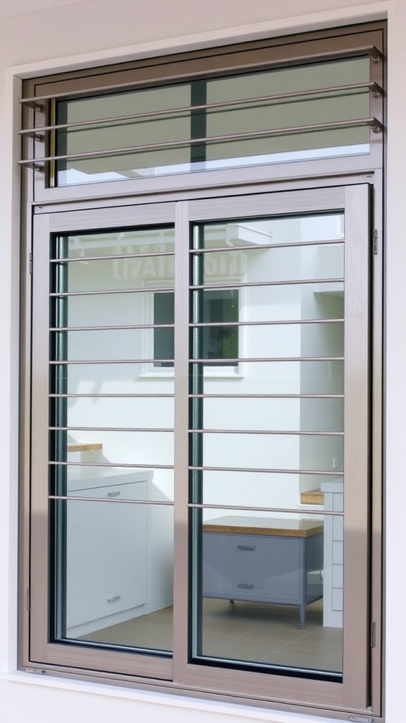 Modern Simple Grill Window Design