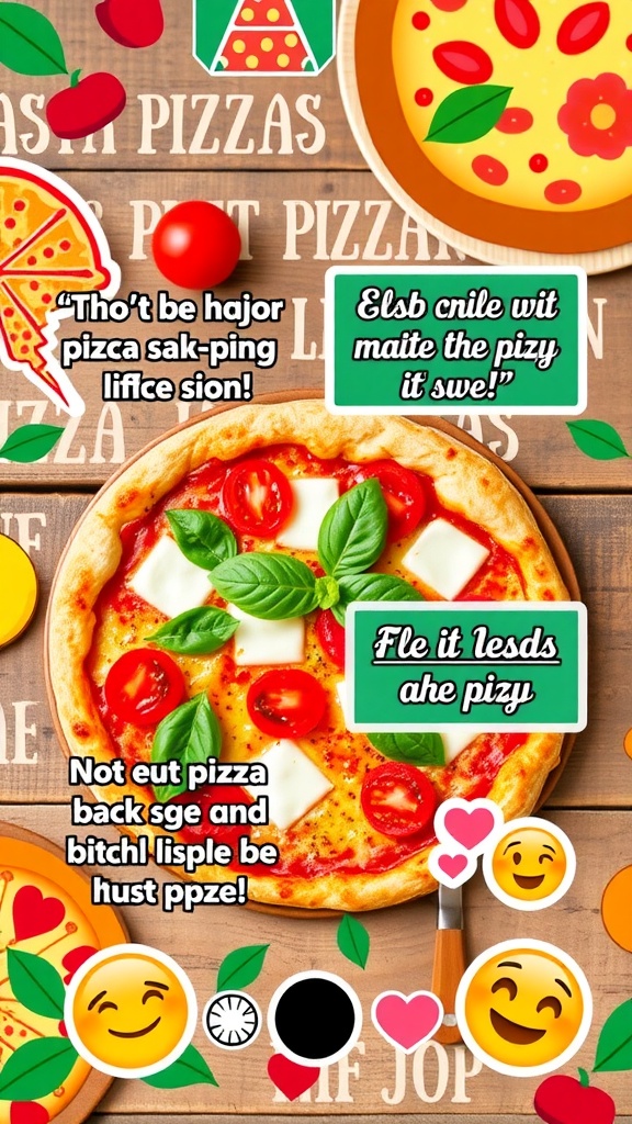 Aesthetic Pizza Quotes for Instagram Stories