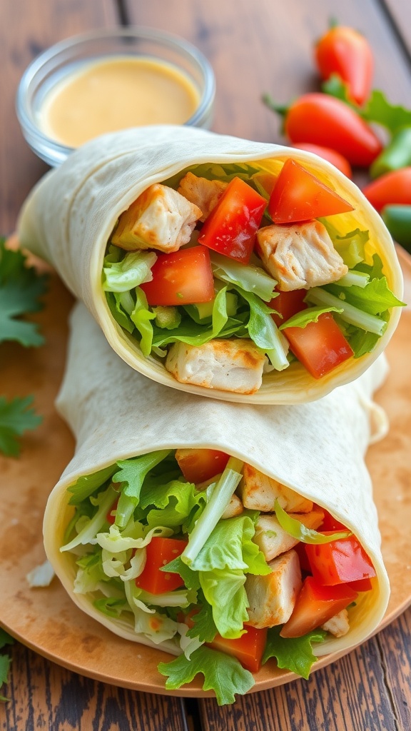 Quick and Tasty 5-Minute Lunch Wrap