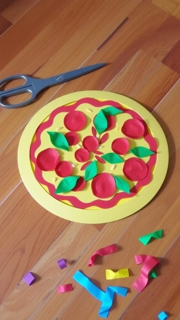 Creative 3D Paper Craft Pizza