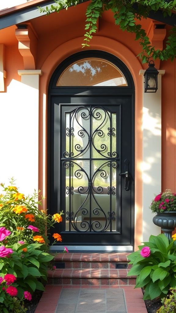 Elegant Grill Door Designs for Front Entryways