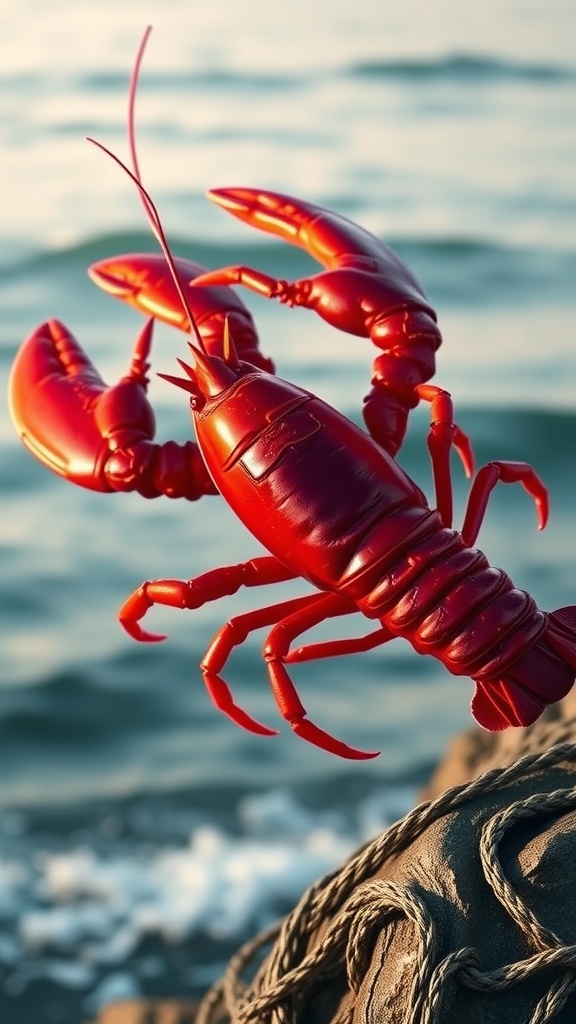 Elegant Lobster Wallpaper for Your iPhone