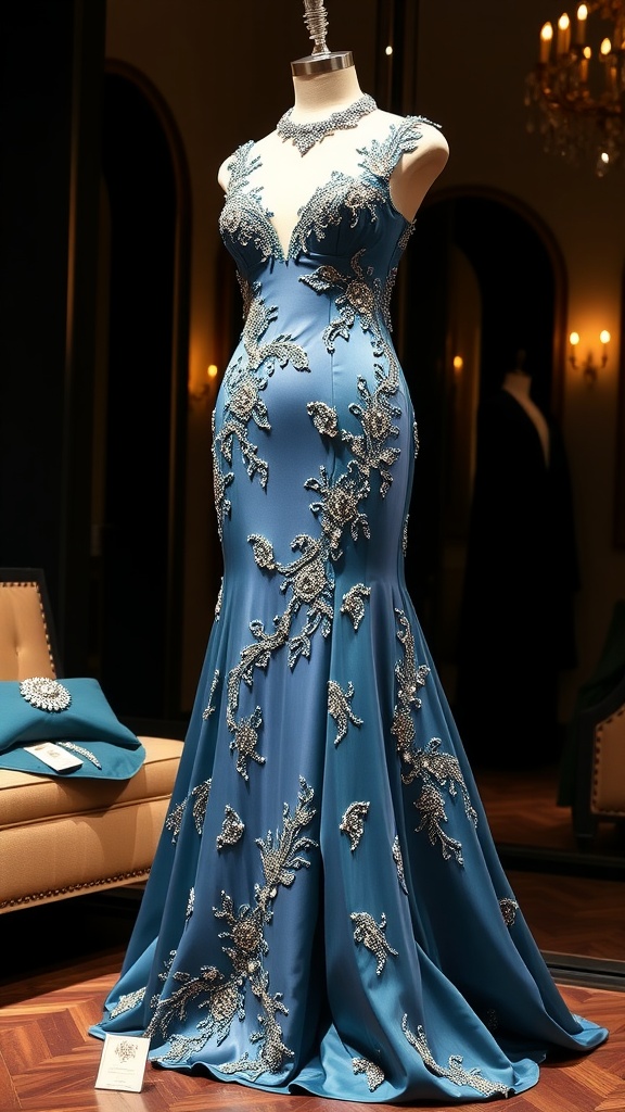 Elegant Dinner Gowns for Classy Style in Nigeria