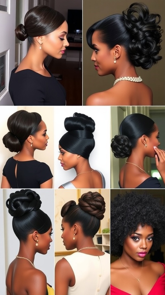 Elegant Dinner Hairstyles for Black Women