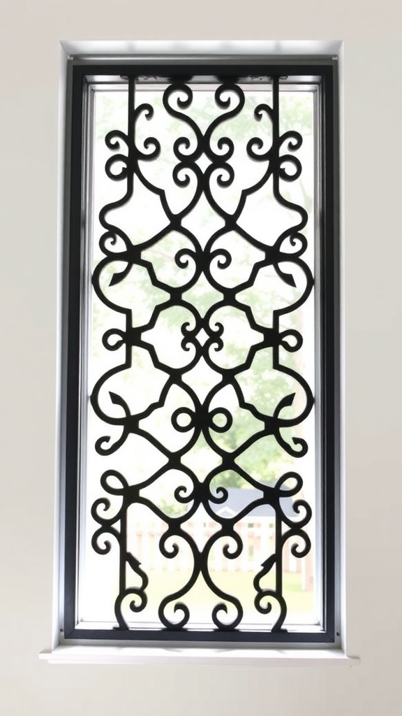Contemporary 4x6 Window Grill Design