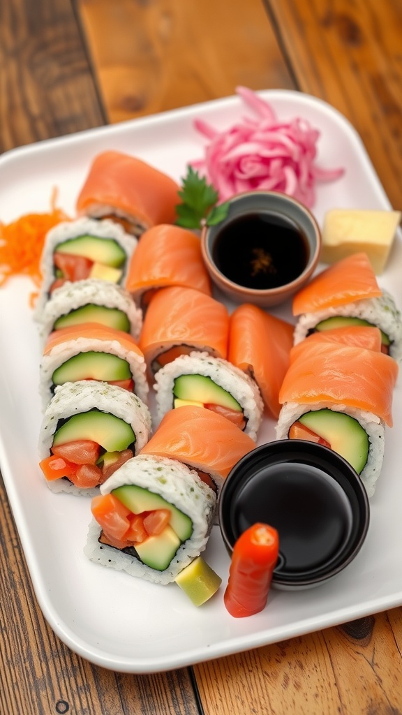 Delicious Homemade Sushi for Two