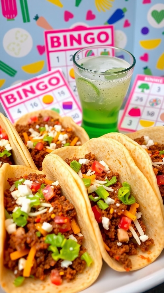 Savory Taco Kinnie Bingo Recipe