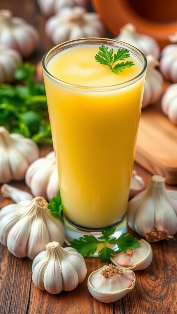 Homemade Garlic Juice Recipe