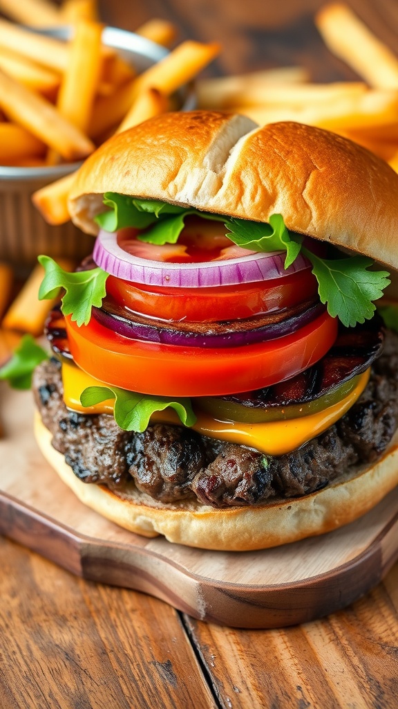 Juicy 93/7 Ground Beef Burgers Recipe