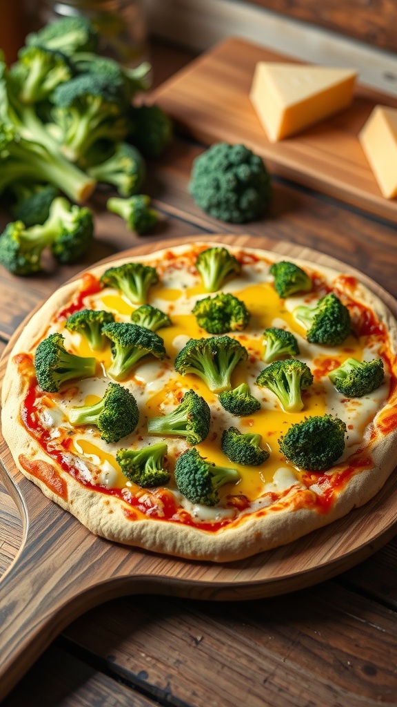 Delicious Broccoli Pizza Recipe