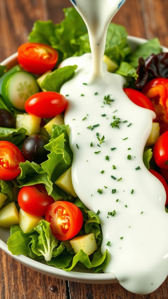 Creamy Greek Yogurt Salad Dressing Recipe