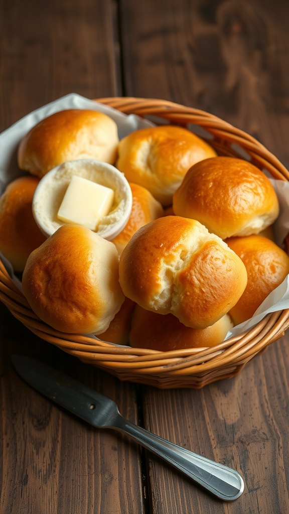Fluffy Homemade Dinner Rolls Recipe