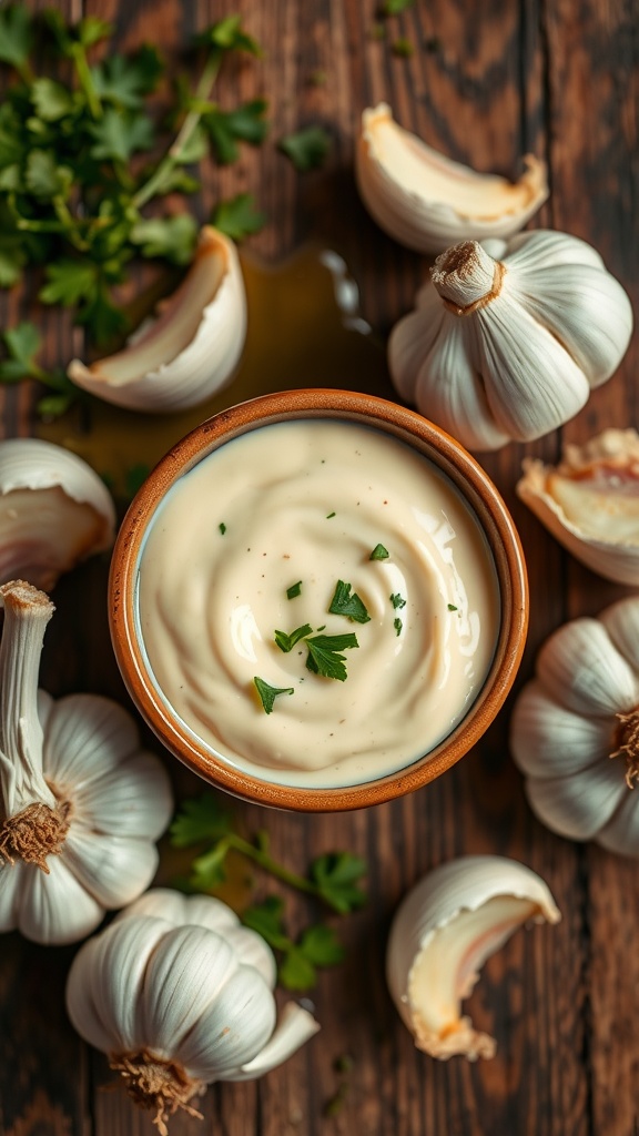 Creamy Garlic Aioli Sauce Recipe