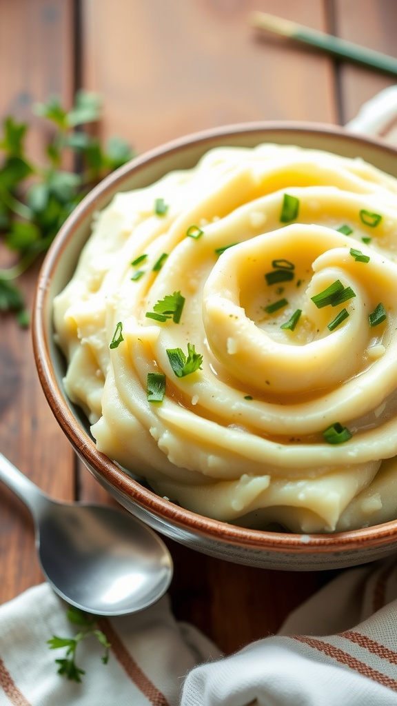 Creamy Garlic Herb Mashed Potatoes Recipe
