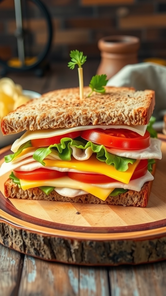Classic Turkey and Cheese Sandwich Recipe