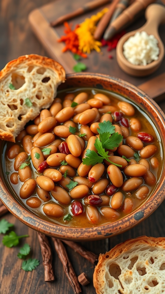 Homemade Slow-Cooked Beans from Scratch