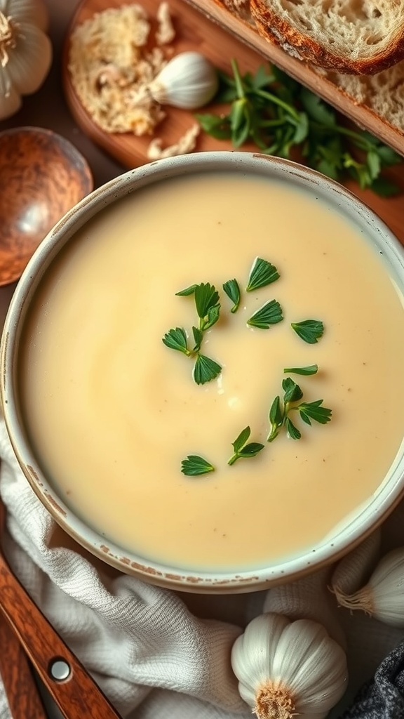 Heavenly 53 Clove Garlic Soup Recipe