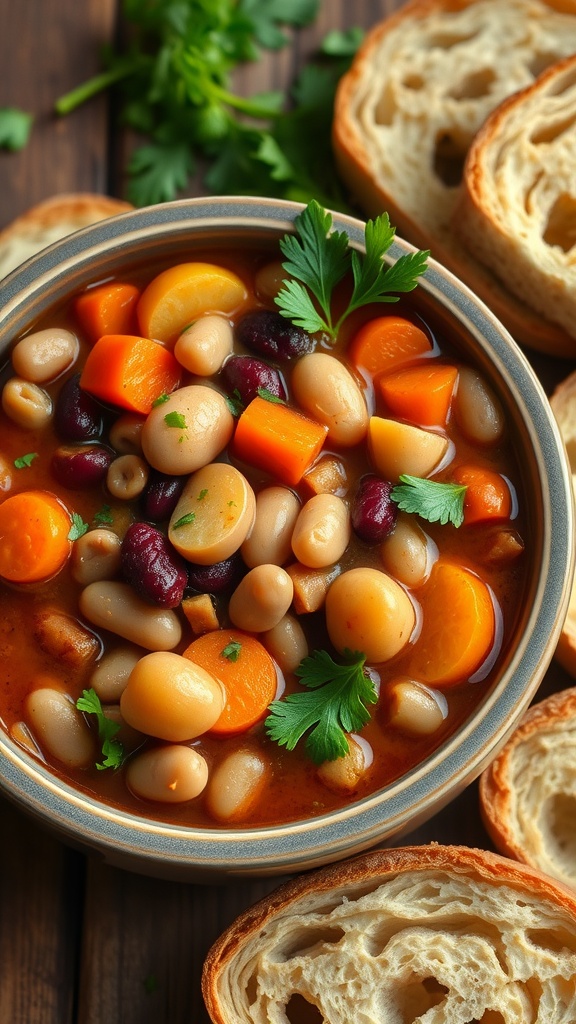 Hearty British Bean Stew Recipe