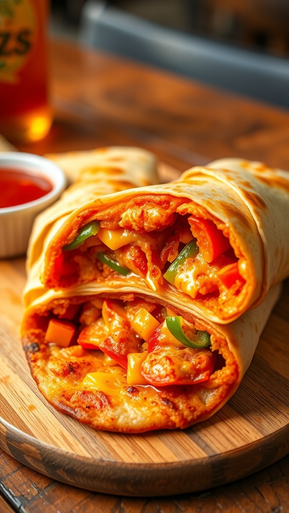Delicious Pizza Wrap Recipe
