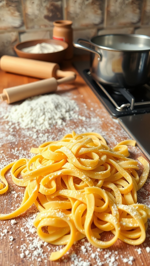 Homemade Pasta Noodles from Scratch
